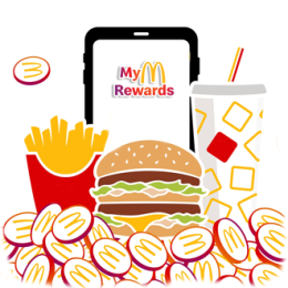 My McDonald's Rewards – free 1500 points – download the McDonald's UK app