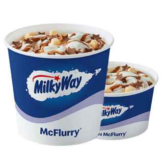 Milky Way Mcflurry McDonald's - price, calories